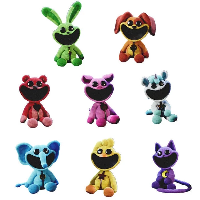 SMILING CRITTER FIGURE Plush Doll CatNap Hoppy Hopscotch Monster Doll ...