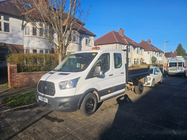 DOUBLE CAB FORD transit tipper van 2016 no vat £8,995.00 - PicClick UK