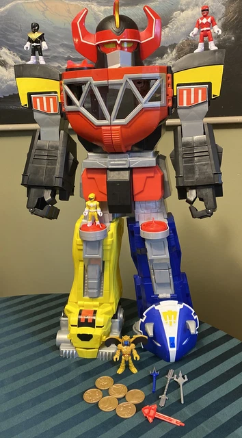 IMAGINEXT MIGHTY MORPHIN Power Rangers MEGAZORD Robot Big 27" Tall ...