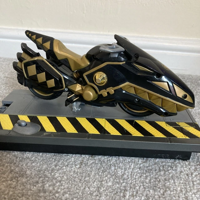 BANDAI POWER RANGERS Dino Thunder BLACK RAPTOR CYCLE Motorbike 8 ...