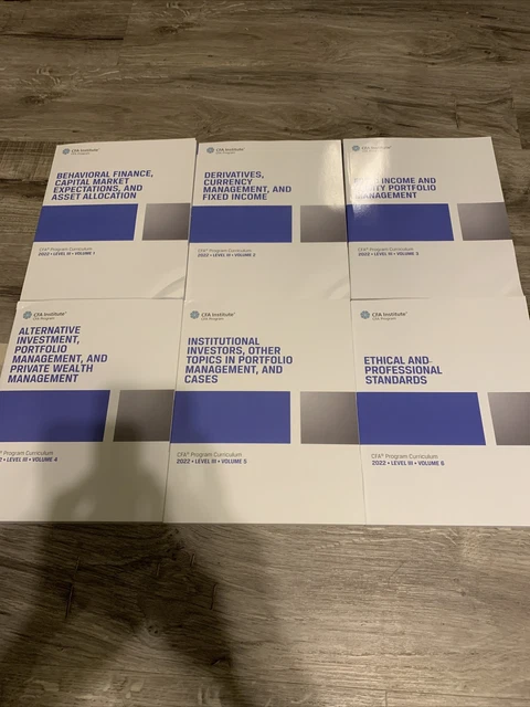 2022 CFA PROGRAM Curriculum Level Iii Box Set by Cfa Institute (English ...