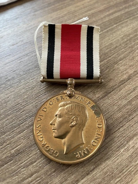 GEORGE VI SPECIAL Constabulary Long Service Medal, CHARLES W WOOD ROFFE ...