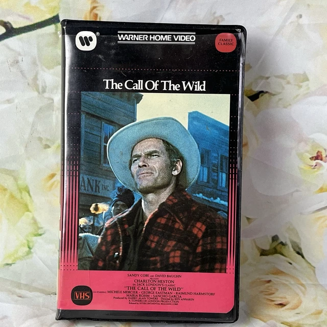 THE CALL OF the Wild VHS Charlton Heston Warner Home Video Clamshell ...