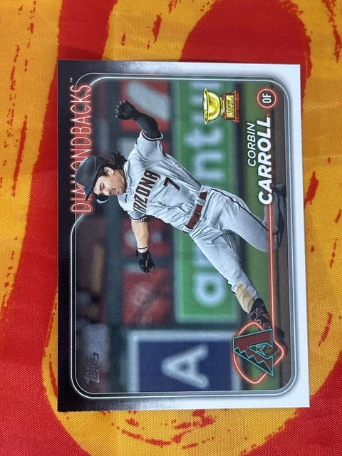 2024 TOPPS SERIES 1 #156 Corbin Carroll Rookie Cup Arizona Diamondbacks ...