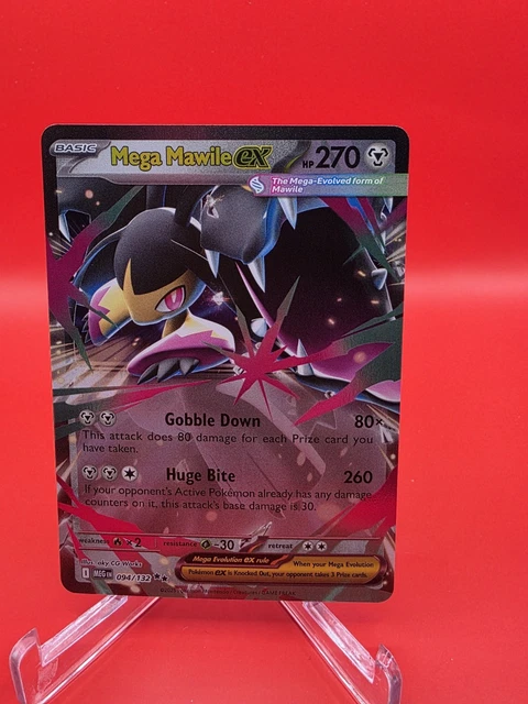 MEGA MAWILE EX 94/132 - Mega Evolution - Pokemon TCG Double Rare £0.74 ...