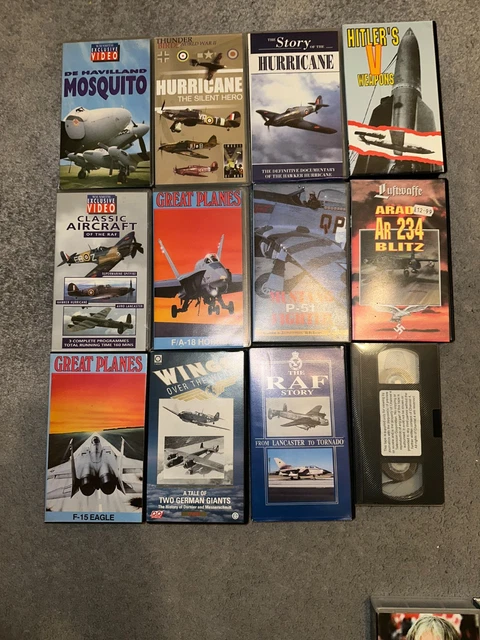 AIRCRAFT WAR MILITARY VHS Video Bundle Lot RAF - F160 a £5.92 - PicClick UK
