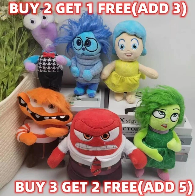 INSIDE OUT 2 Plush doll with Anxiety Feature Perfect Kids Gift Toy ...