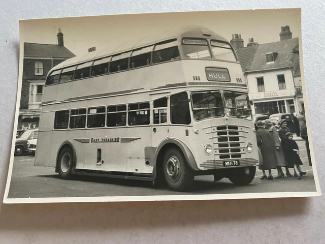 BUS PHOTO HULL Double Decker ROE Body East Yorkshire MKH 78 1952 Roy ...