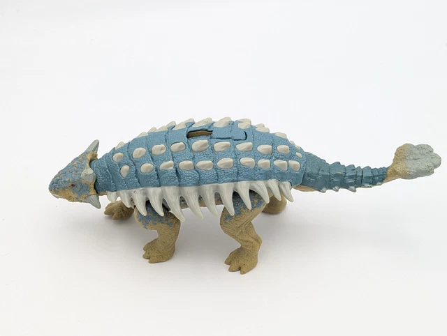 JURASSIC WORLD CAMP Cretaceous Roar Attack Ankylosaurus Bumpy Figure ...
