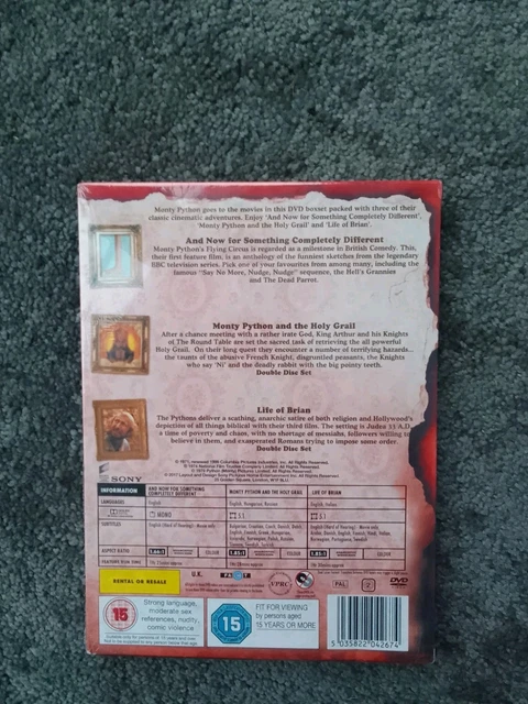 MONTY PYTHON THE Movies Complete DVD Box Set New/Sealed Over 10 Sold £ ...