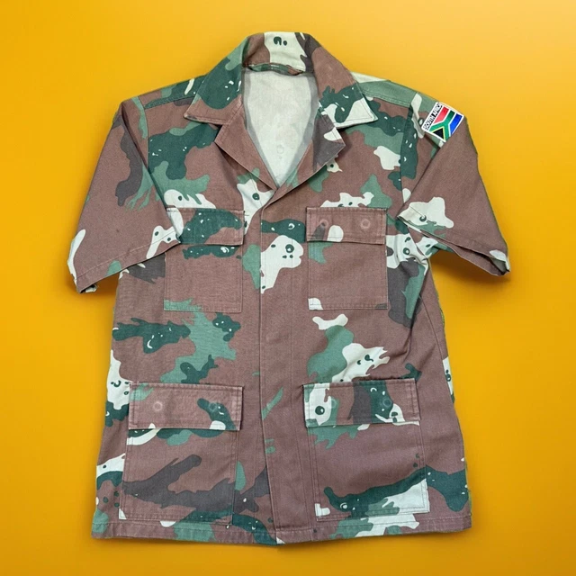 SOUTH AFRICAN DEFENCE force SADF BDU camouflage jacket £15.00 - PicClick UK