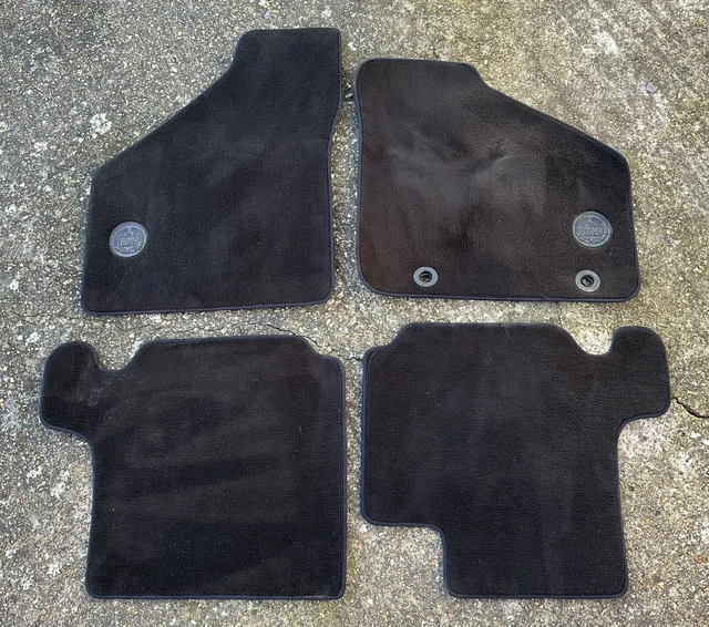 CLASSIC ROVER MINI Cooper Mpi Black Floor Mats, Embossed Branded ...