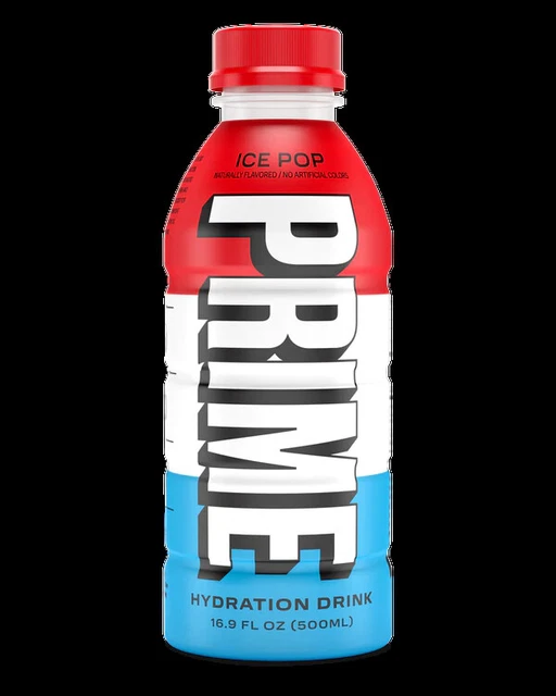 PRIME HYDRATION DRINK By LOGAN PAUL x KSI - EMPTY BOTTLES - ICE POP ...