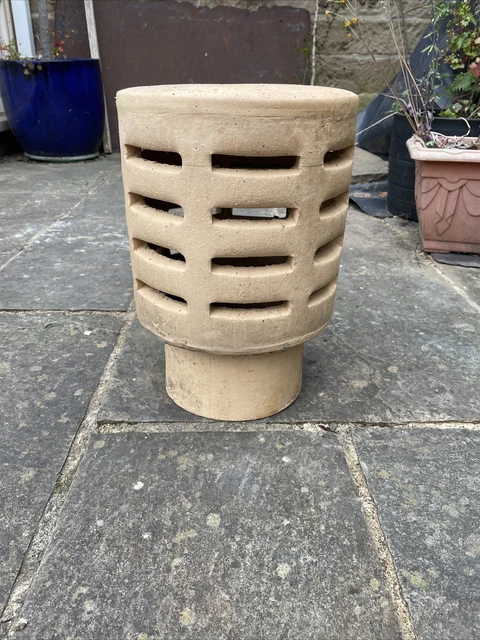 TERRACOTTA CLAY GAS Flue Terminal Fire Vent Chimney Cowl £25.00 ...