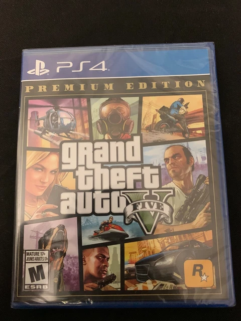 GRAND THEFT AUTO V GTA 5 Premium Edition - PS4 - Brand New | Factory Sealed $40.00 - PicClick CA