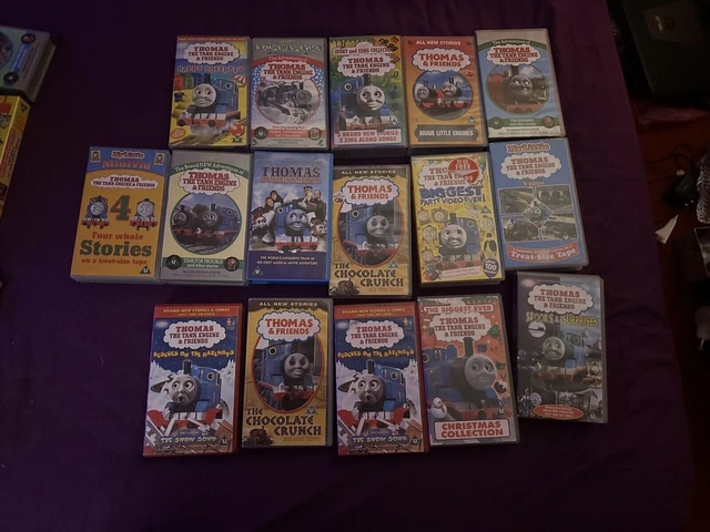 THOMAS THE TANK Engine & Friends VHS Joblot Bundle x16 Tapes Offers ...