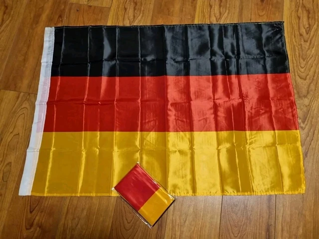 FAHNE DEUTSCHLAND 60X90CM Flagge Flaggen WM EM Fanartikel Fahnen BRD ...