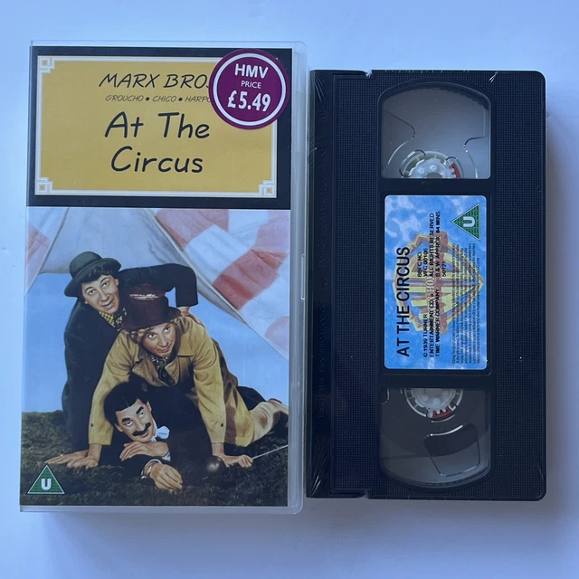 MARX BROTHERS: AT The Circus - New & Sealed VHS - 1939 Comedy Film £8. ...