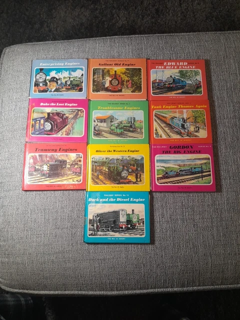 REV W AWDRY Thomas Tank Engine Railway Series Book Bundle 10 Hardback ...