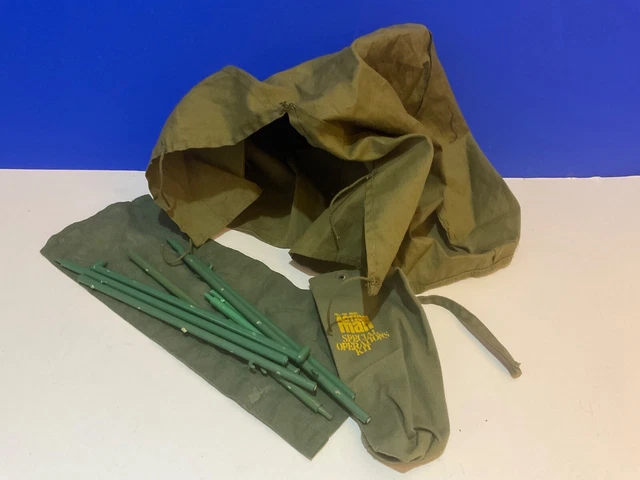 VINTAGE ACTION MAN army command Tent cross bar posts cover 12” Palitoy ...