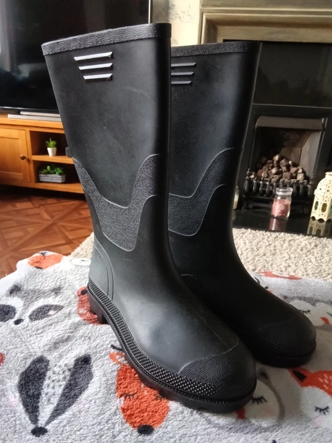 WELLINGTON BOOTS BLACK Brand New Size For Good Quality £12.65 - PicClick UK