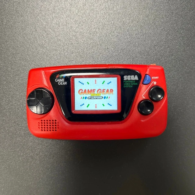 SEGA GAME GEAR Micro Red Handheld Console 4 Games Compact Tested £92.77 ...