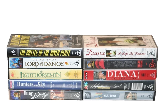 COLLECTION OF 10 Classic VHS Tapes - Variety of Movies and Shows $30.00 ...