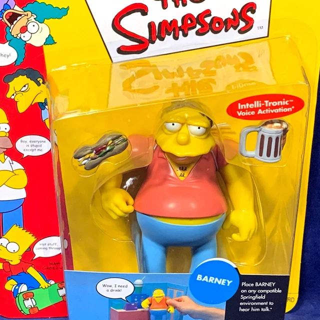 NUOVO MODELLINO BARNEY GUMBLE Simpsons Playmates WOS SERIE 2 99109 ...