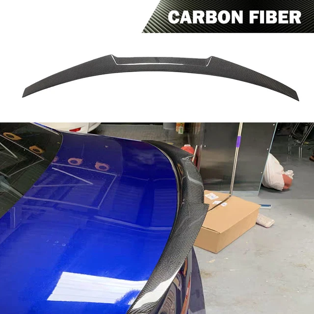 REAL CARBON REAR Boot Trunk Spoiler Lip Wing For Audi A5 B9 Sline S5 ...