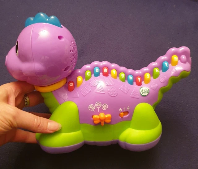 LEAPFROG. LETTERSAURUS DINOSAUR Teaching Toy. Sounds Alphabet, Colours ...