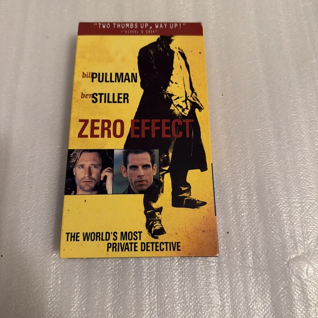 ZERO EFFECT VHS Detective/Mystery Ben Stiller/Bill Pullman, Rated R ...