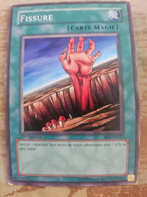 CARTE YU-GI-OH - Fissure Carte Magie 1ère Edition 1996 SKE-FR027 EUR 5 ...