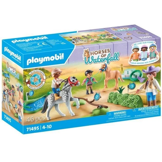 PLAYMOBIL 71495 CAVALIERS poneys et saut d'obstacles EUR 53,85 - PicClick FR