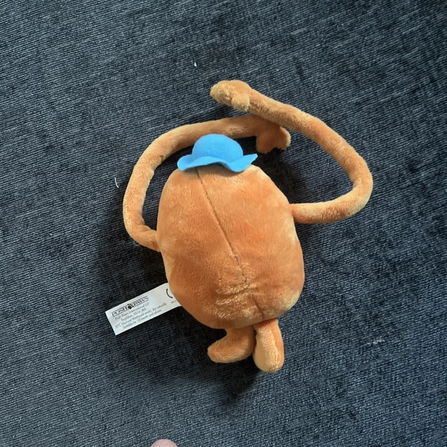 GOSH 9& MR Men Mr Tickle soft toy 2001 Retro Plush (posable wired arms ...