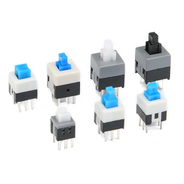 5.8-8.5MM MINI SELF-LOCKING/NON-SELF-LOCKING Square Push Button Switch ...