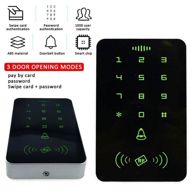 ELECTRONIC SMART KEYLESS Door Lock Code Keypad Security Entry+ RFID ...