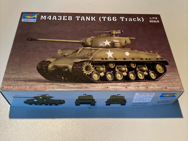 (TRU07229) - TRUMPETER 1:72 - Sherman M4A 3E8 Sherman Korea (T80 Track ...