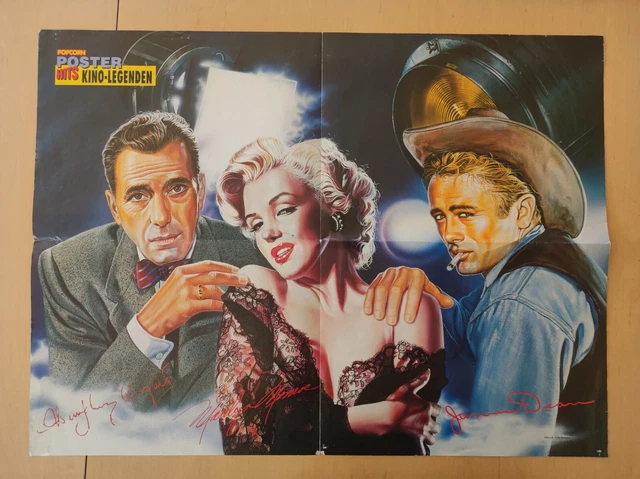 HUMPHREY BOGART MARILYN MONROE JAMES DEAN /ELVIS PRESLEY Used German ...