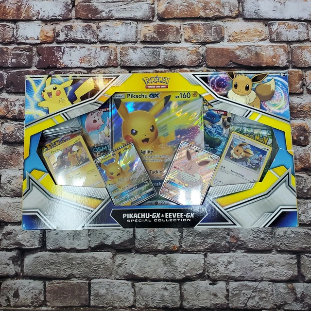 POKEMON PIKACHU GX & Eevee GX Special Collection Box *Sealed* Trading ...