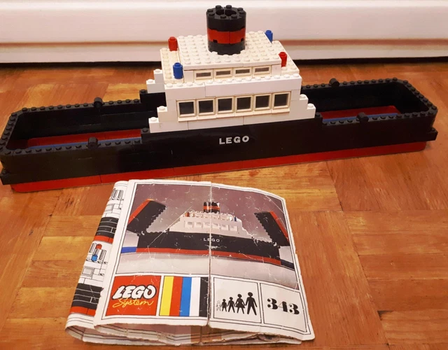 LEGO SYSTEM VINTAGE Legoland 60'S - Ferry Train - Reference 343 EUR 55 ...