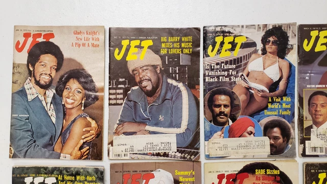 JET MAGAZINE LOT of 13~1970s/1980s Lisa Bonet~Pam Grier~Michael Jordan ...