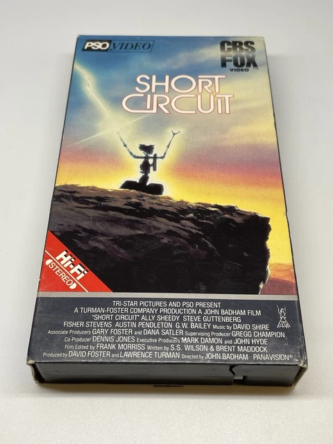 SHORT CIRCUIT VHS VCR 1986 CBS Fox Hi-Fi First Press Pso Video £11.06 ...
