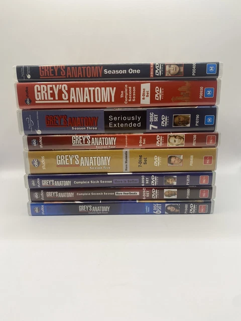 GREY’S ANATOMY SEASONS 1-8 DVD Bundle Great Condition Free Postage ...