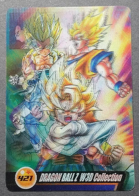 CARTA 3D GOTENKS Goku Vegeta Dragonball Z n.421 giapponese Morinaga dal Giapp... EUR 12,49 ...