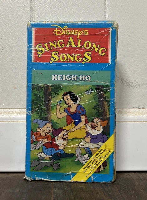 DISNEYS SING ALONG Songs - Snow White: Heigh-Ho (VHS, 1987) $9.75 ...