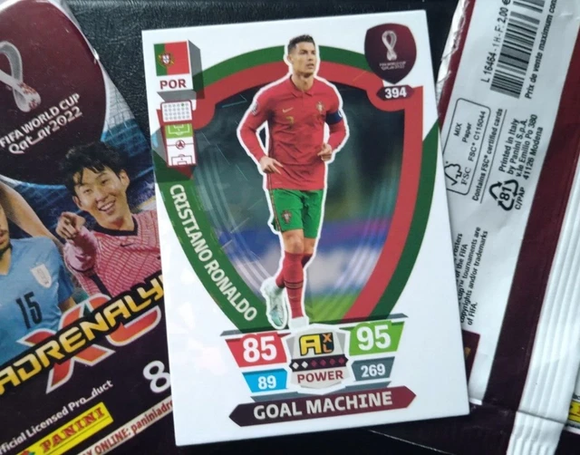 CARTE PANINI ADRENALYN Xl World Cup Qatar 2022 Cristano Ronaldo Goal ...