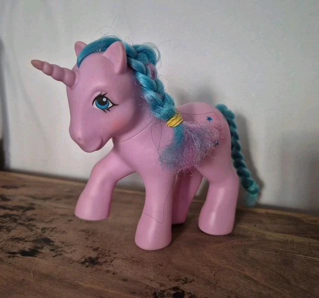 MY LITTLE PONY G1 Licorne Buttons Movie Star 1985 Pat Pend Hasbro H.k ...