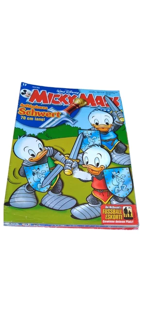 MICKY MAUS COMIC 17 Walt Disney Taschenbuch Ritter Abenteuer Schwert ...
