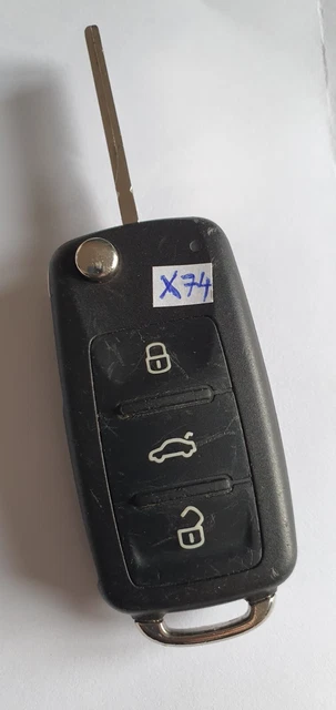VW REMOTE KEY Flip 434mhz 5K0837202AD Hella 5FA010180-02 chip ID48 ...