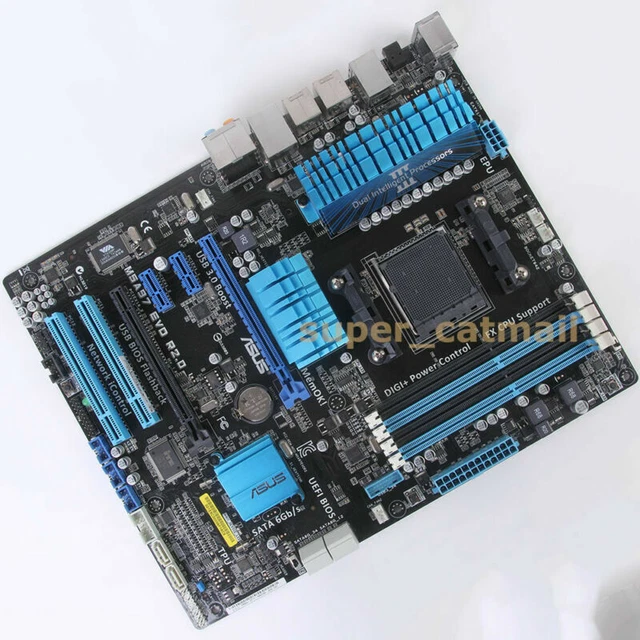 ASUS M5A97 EVO R2.0 Socket AM3+ AMD 970/SB950 Motherboard ATX DDR3 £110 ...
